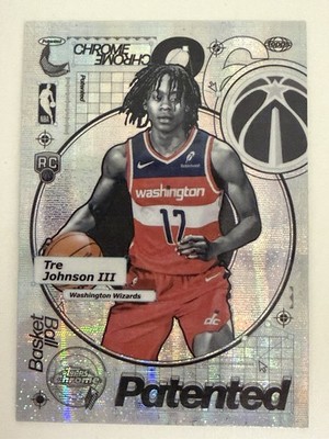 TRE JOHNSON III 2025-26 Topps Chrome Patented Rookie Case Hit SSP PD-21 ...