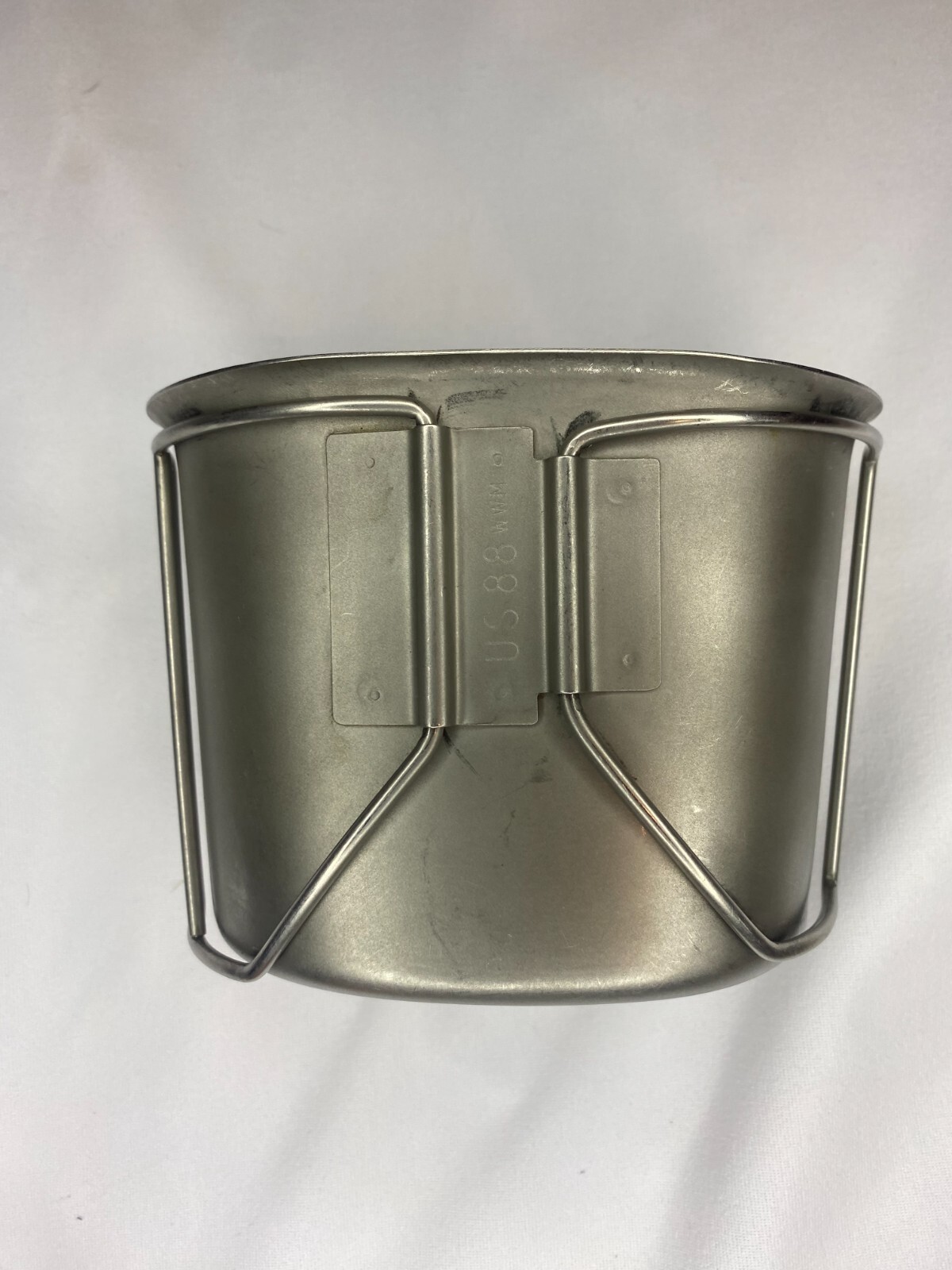 Genuine- Army USGI Stainless Steel- 1 Qt Canteen Cup-Good | eBay