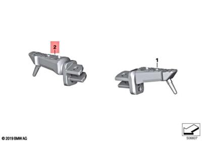 Genuine BMW Adjustable Foot Pegs RIGHT - F900R (K83) / F900XR (K84) | eBay