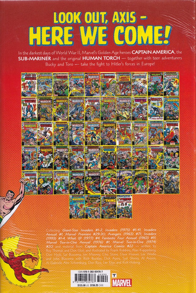 Marvel Omnibus Invaders Jack Kirby Cover Roy Thomas Don Glut Sealed | eBay