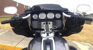 Paul Yaffe Chrome 8" Monkey Bagger Bar Handlebar Ape Hanger Harley ...