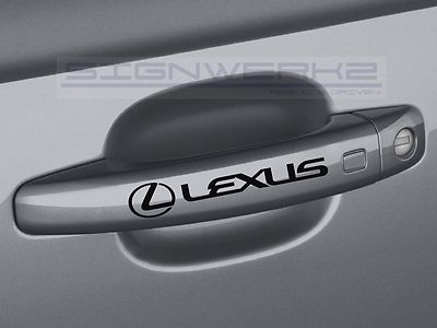 Lexus Door Handle Decal Sticker GX RC logo emblem IS200 IS350 ISF RX ...