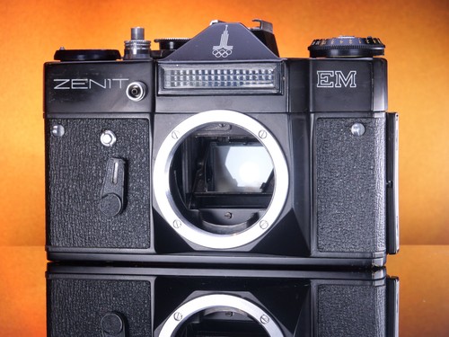 Zenit EM Black Vintage 35mm SLR Film Camera Body Only #79105276 | eBay