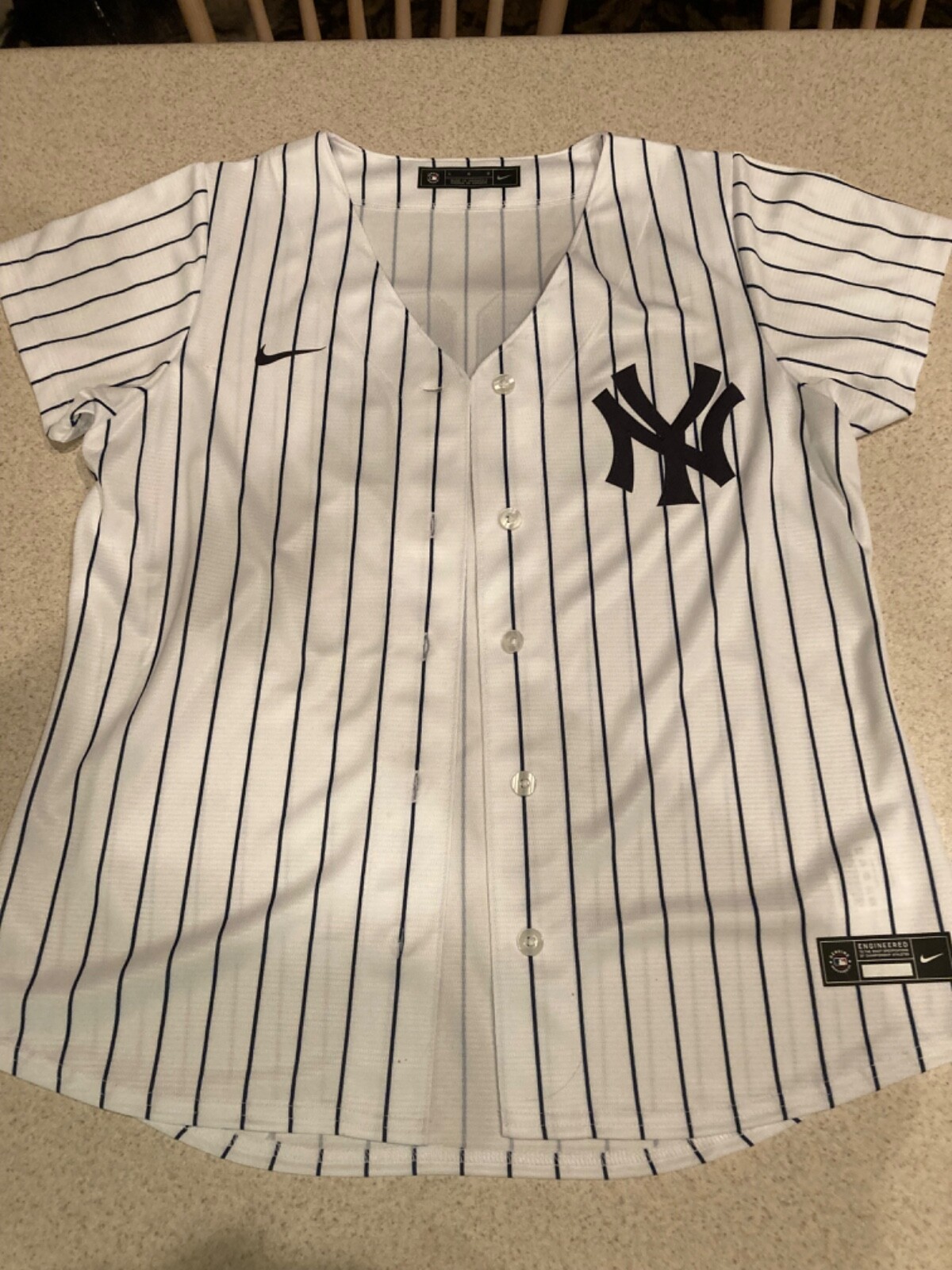 Nike womens Aaron Judge Yankees #99 home jersey size … - Gem