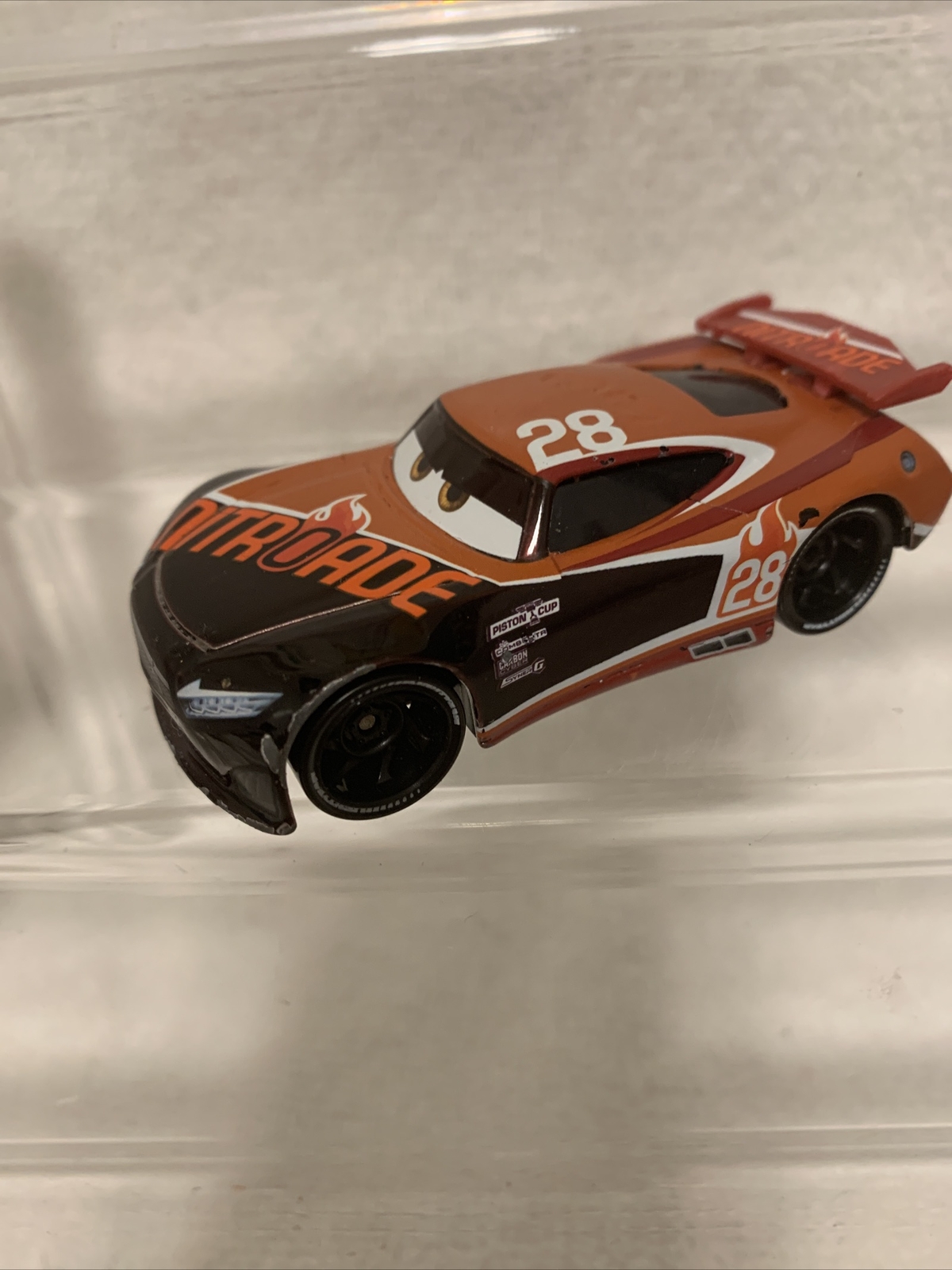 Disney Pixar Cars Tim Treadless #28 "Nitroade" Orange - 1:55 Scale. J1 ...