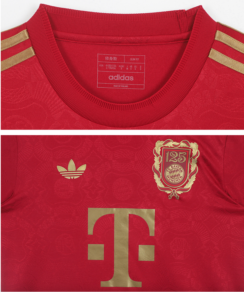 adidas Bayern Munich 125th Anniversary Soccer Jersey JE6781 Asia-Fit | eBay