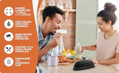 Hummingbird Butter Dish with Lid Cover Large Kitchen Countertop or ...