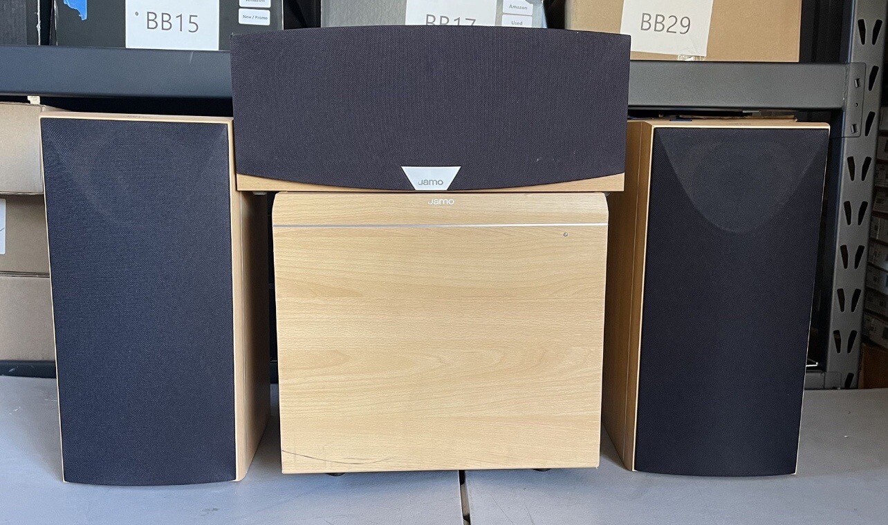 Jamo 4 Piece Set E 6SUB - Bookshelf Two E 630 & One E 8CEN Sound System ...