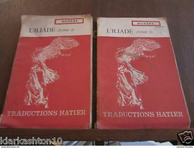 L'Iliade Tomes I et II | Homère | Hatier | eBay