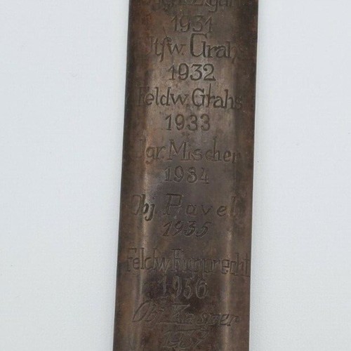 Original WW2 WW2 German award plaque engraved soldiers Heer trophy ...