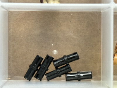 LEGO Parts - Black Technic, Pin with Short Friction Ridges - No 2780 ...