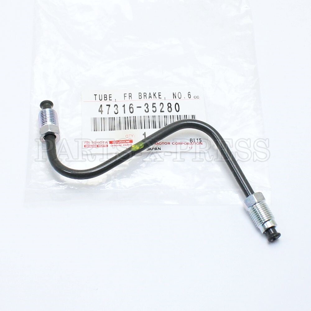 2003-2009 Toyota 4Runner FJ Cruiser Front Brake Tube Hose LH GENUINE ...