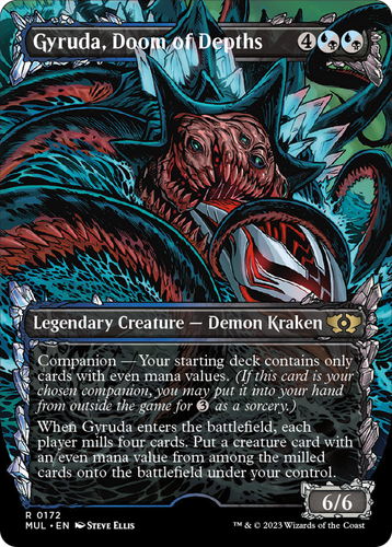 Gyruda, Doom of Depths (HALO 172) FOIL Multiverse Legends NM Rare CARD ...