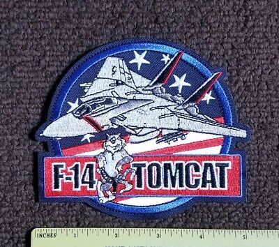 F-14 TOMCAT US Navy VF Top Gun Grumman Fighter Squadron LARGE Patch | eBay