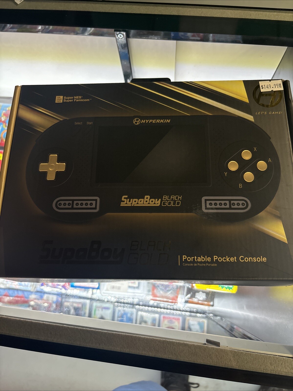 Hyperkin SupaBoy SFC Portable Pocket SNES System for SNES and Super ...