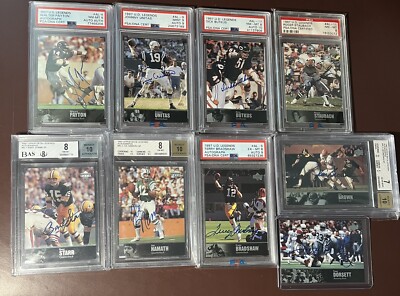 1997 Upper Deck UD Legends AL Auto Set All SSP’s Payton Brown Unitas ...