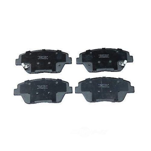 Disc Brake Pad Set-Standard Organic Front Brake Pads CARQUEST NAD1444 ...
