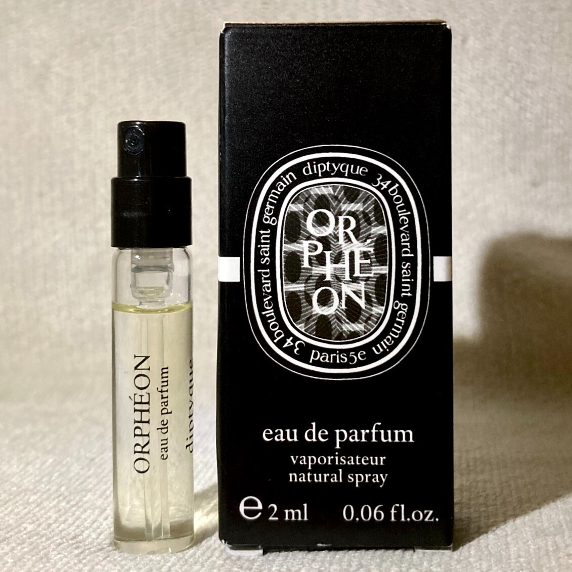 Diptyque Orpheon Eau de Parfum EDP Sample Spray .06oz, 2ml New in Box ...