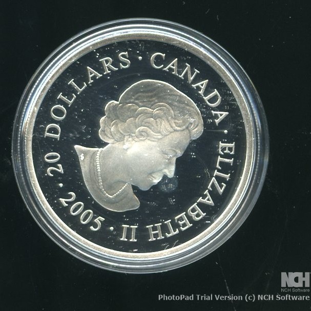 2005 $20 Silver Coin Canada Pacific Rim National Park--Royal Canadian ...