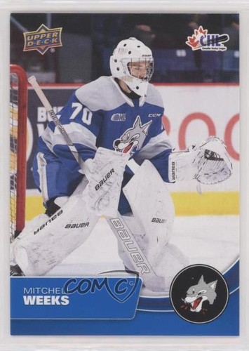 2021-22 Upper Deck CHL Blue Mitchell Weeks #261 | eBay