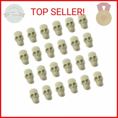 Honbay 50PCS Mini Plastic Skull Heads Decorations Realistic Skeleton ...