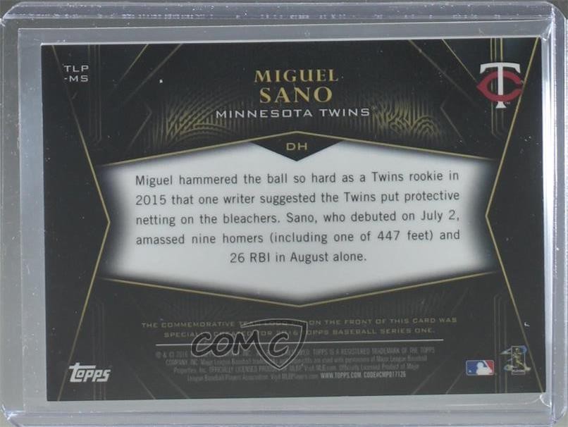2016 Topps Team Logo Pins Series 1 Miguel Sano #TLP-MS 1z6 | eBay UK