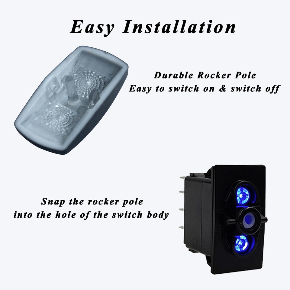 Rocker Cap Cover for Car Boat Contura Carling ARB Rocker Switch ...