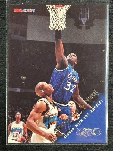 1996 NBA Hoops Shaquille O'Neal #112 Orlando Magic HOF | eBay