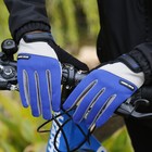 Men Women Full Finger Touch Screen Cycling Gloves MTB DH Mountain Bike ...