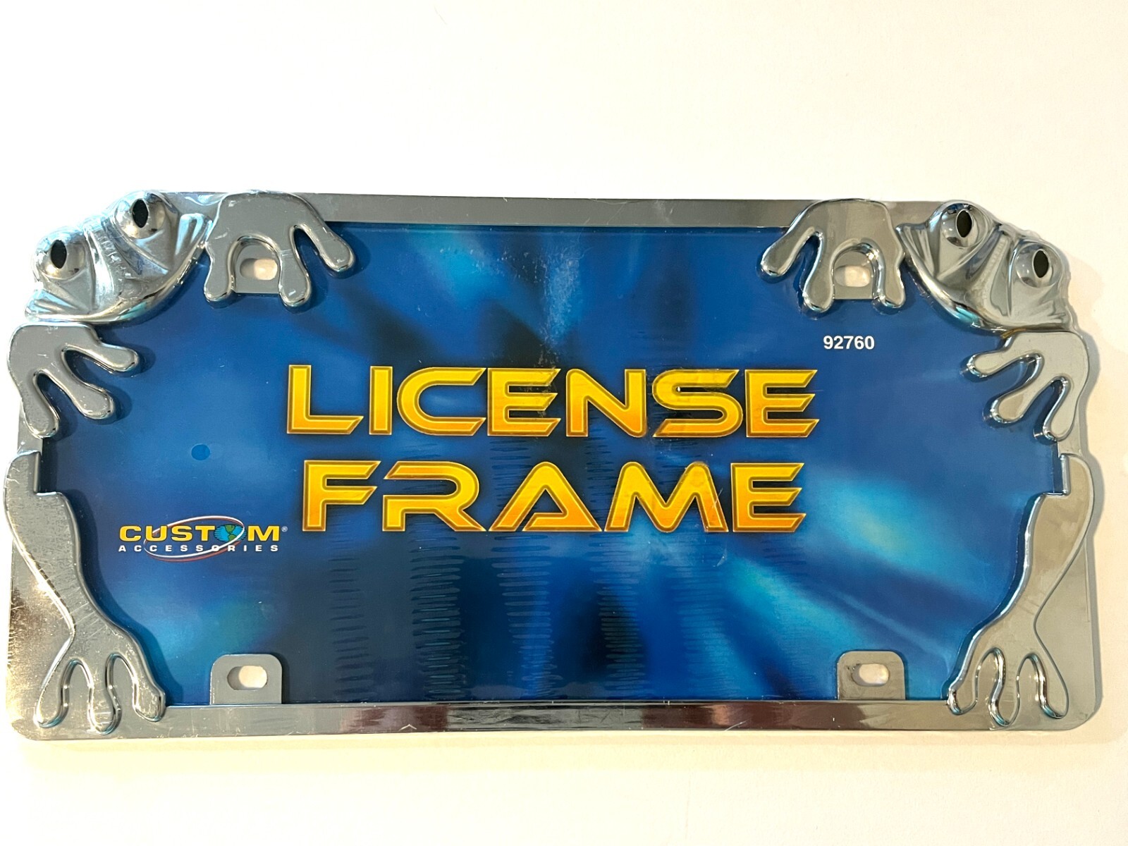 1 Custom Accessories 92760 Chrome Frog License Plate Frame for sale ...