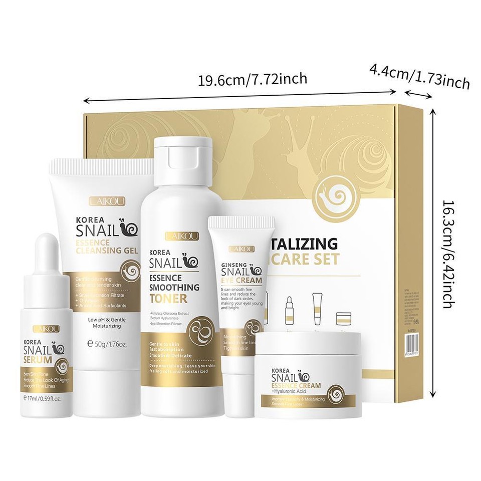 Skin Care Kit'Skincare Gifts for Women five-piece set'Include Gentle ...