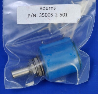 PIPER AEROSTAR~NOS~BOURNS 3500S-2-501 ~500 OHM 2W WIREWOUND LINEAR ...
