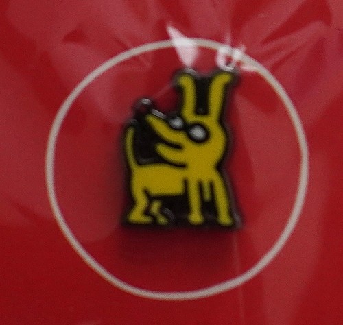 Keith Haring Pin Art Pintrill Yellow Dog Series 2 Artist | eBay