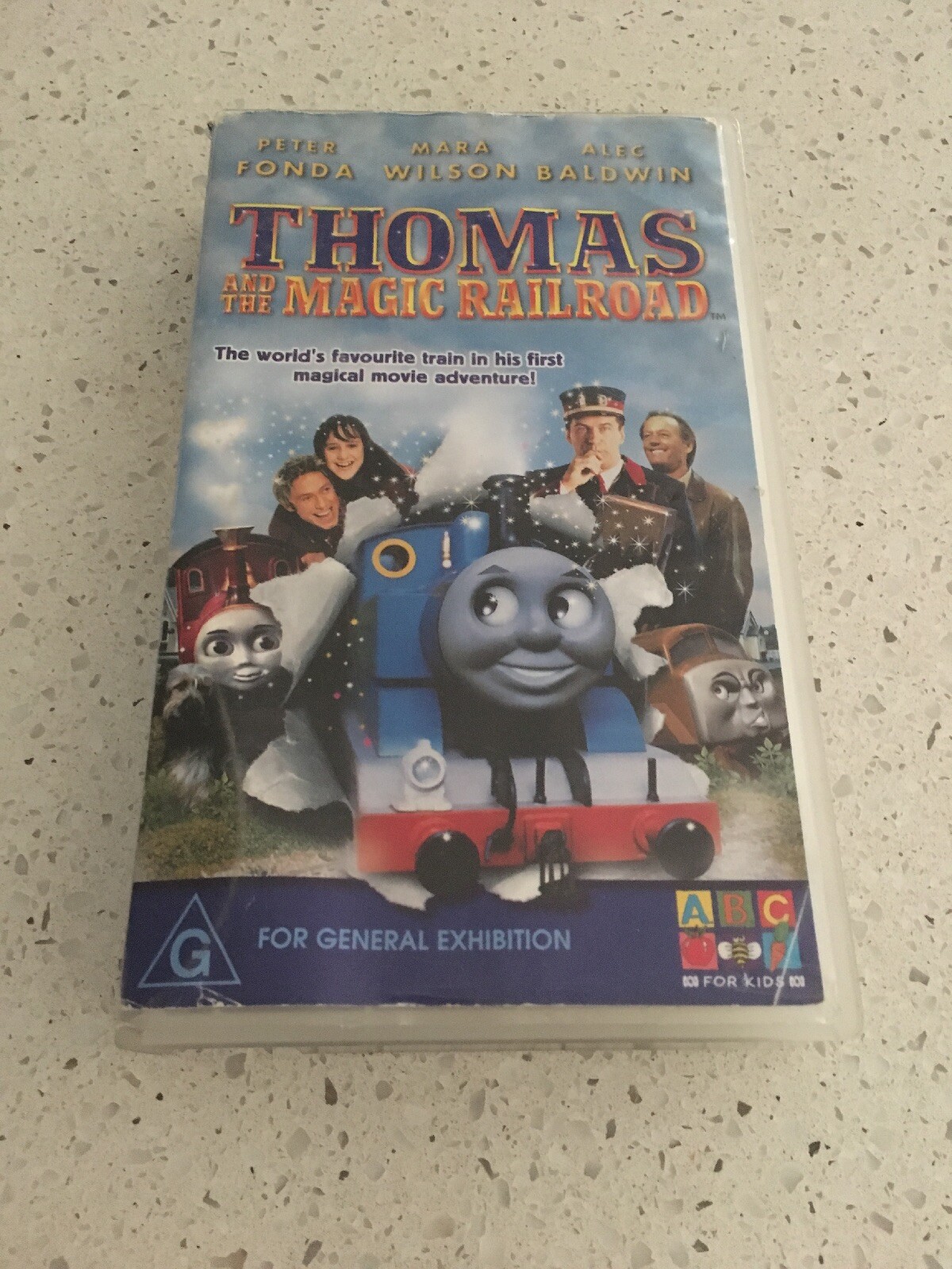 THOMAS AND THE MAGIC RAILROAD - PETER FONDA, MARA WILSON - ABC VHS ...