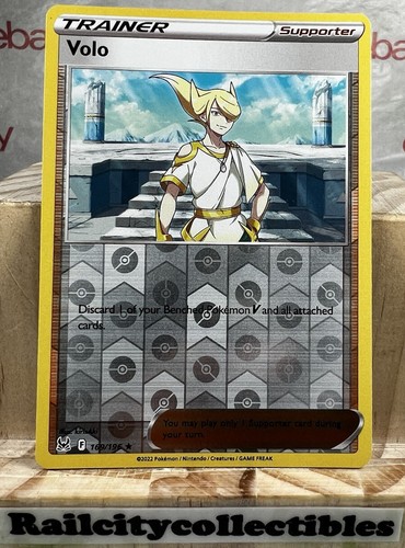 Volo 169/196 Reverse Holo Lost Origin Trainer Pokemon Card NM | eBay