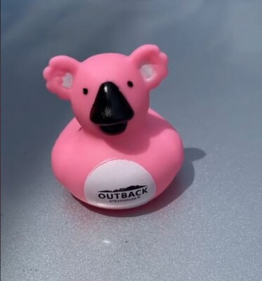 Outback Steakhouse Pink Koala Duck 2024 Collectible (with Koala Punch ...