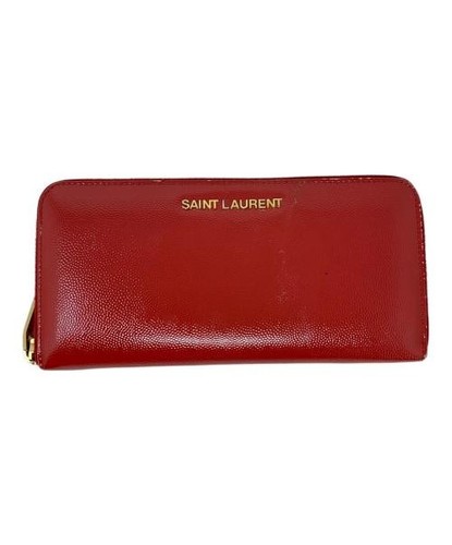 Yves Saint Laurent Long Wallet Red | eBay