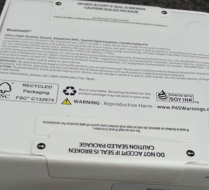 SAMSUNG SM-R530 Galaxy Buds3 Wireless Bluetooth Earbuds Silver | eBay