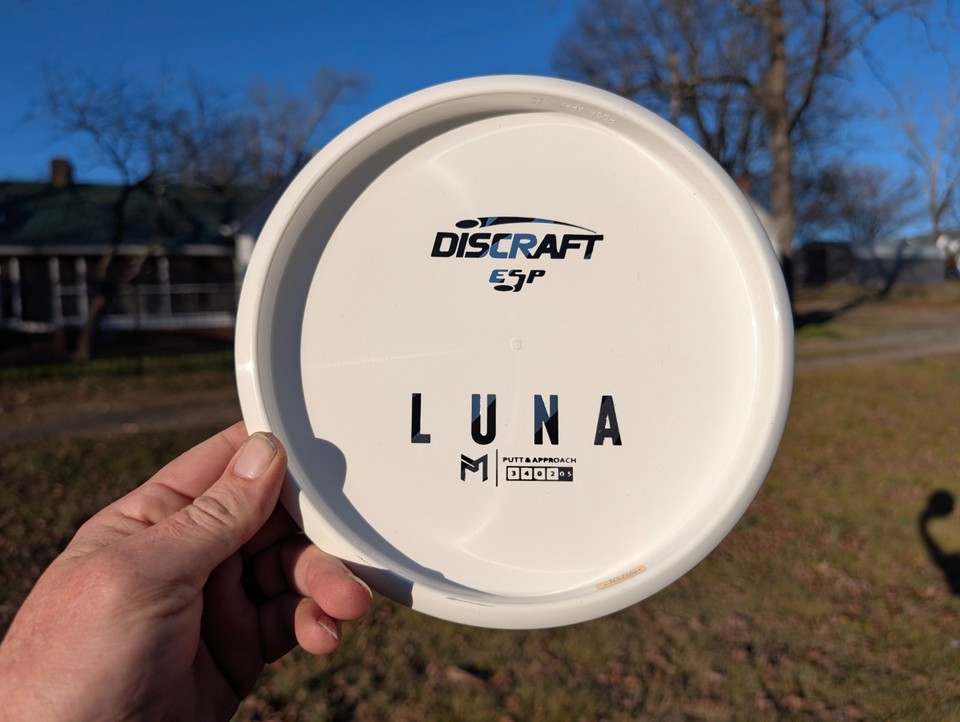 Disc Golf New custom Discraft ESP LUNA 175gm Putt & Approach PDGA ...