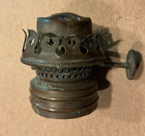 Antique Small Miniature Brass Oil Lamp Burner P & A MFG Acorn | eBay