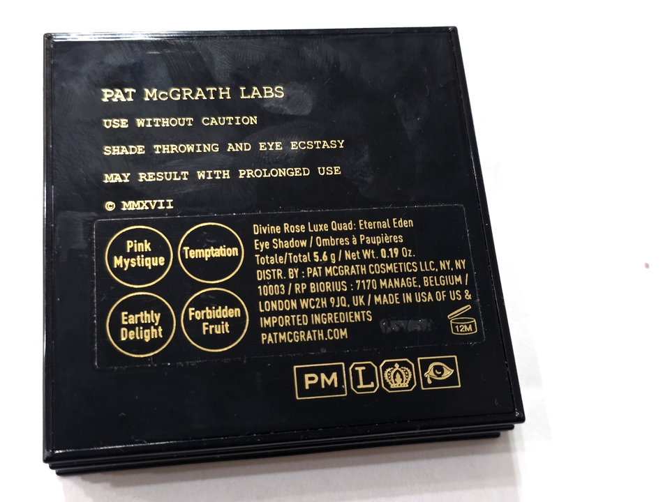 Pat McGrath Labs Divine Rose Eyeshadow Quad Palette | eBay