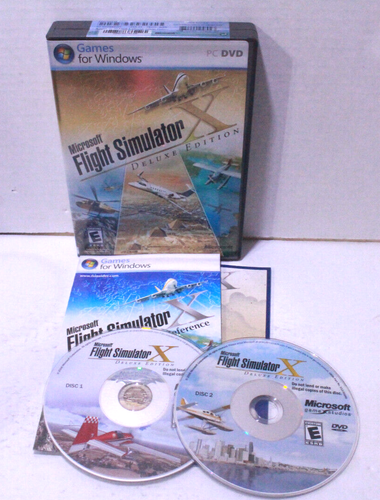 Microsoft Flight Simulator X Deluxe Edition with Key PC DVD 2006 ...