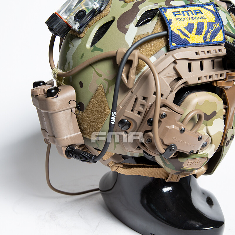 FMA Tactical Functional PVS31 IR Battery Box Helmet NVG Case with Cable ...