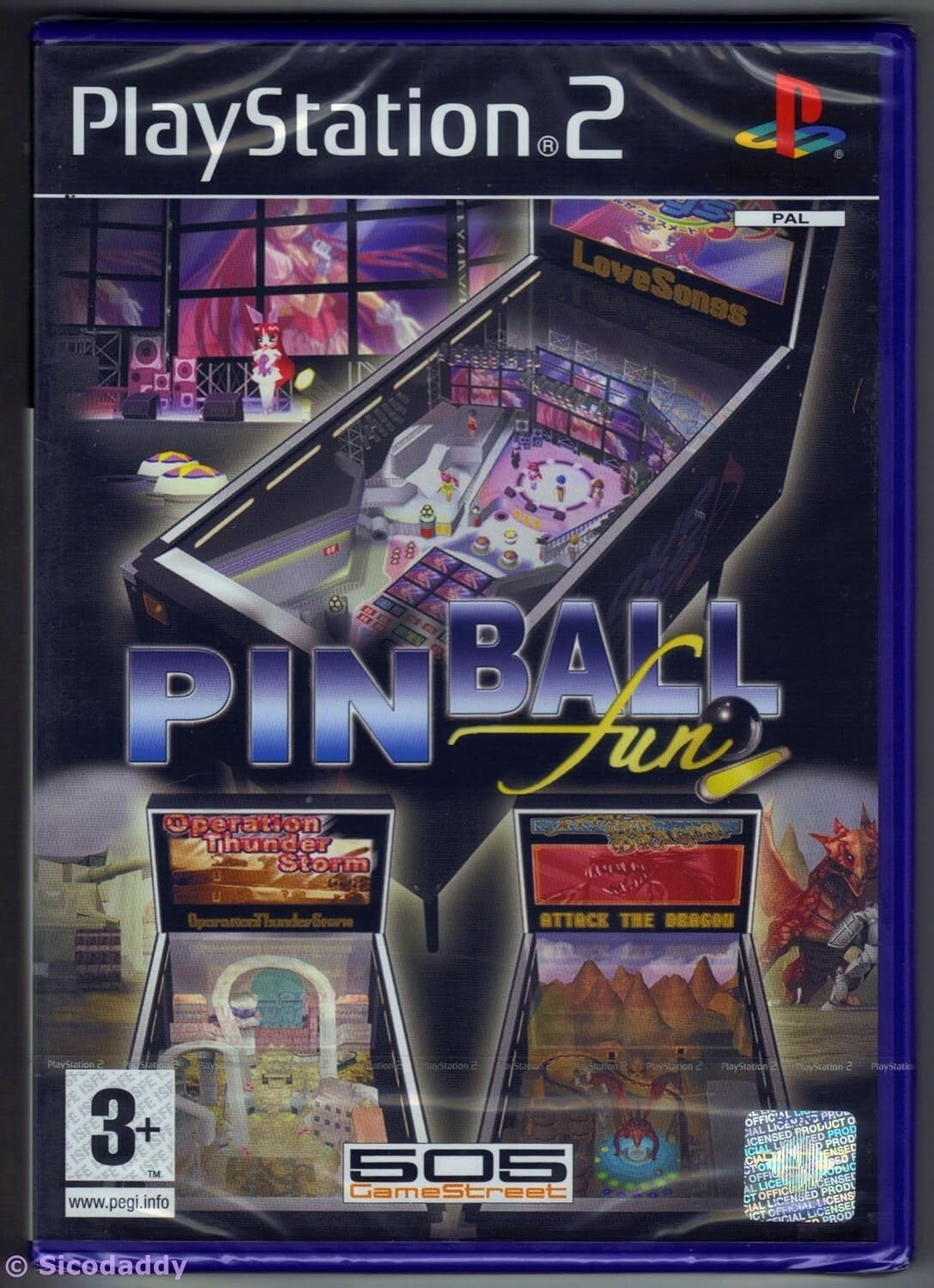 Pinball Fun - Ps2 PlayStation 2 PAL Game Complete 505 GameStreet for ...