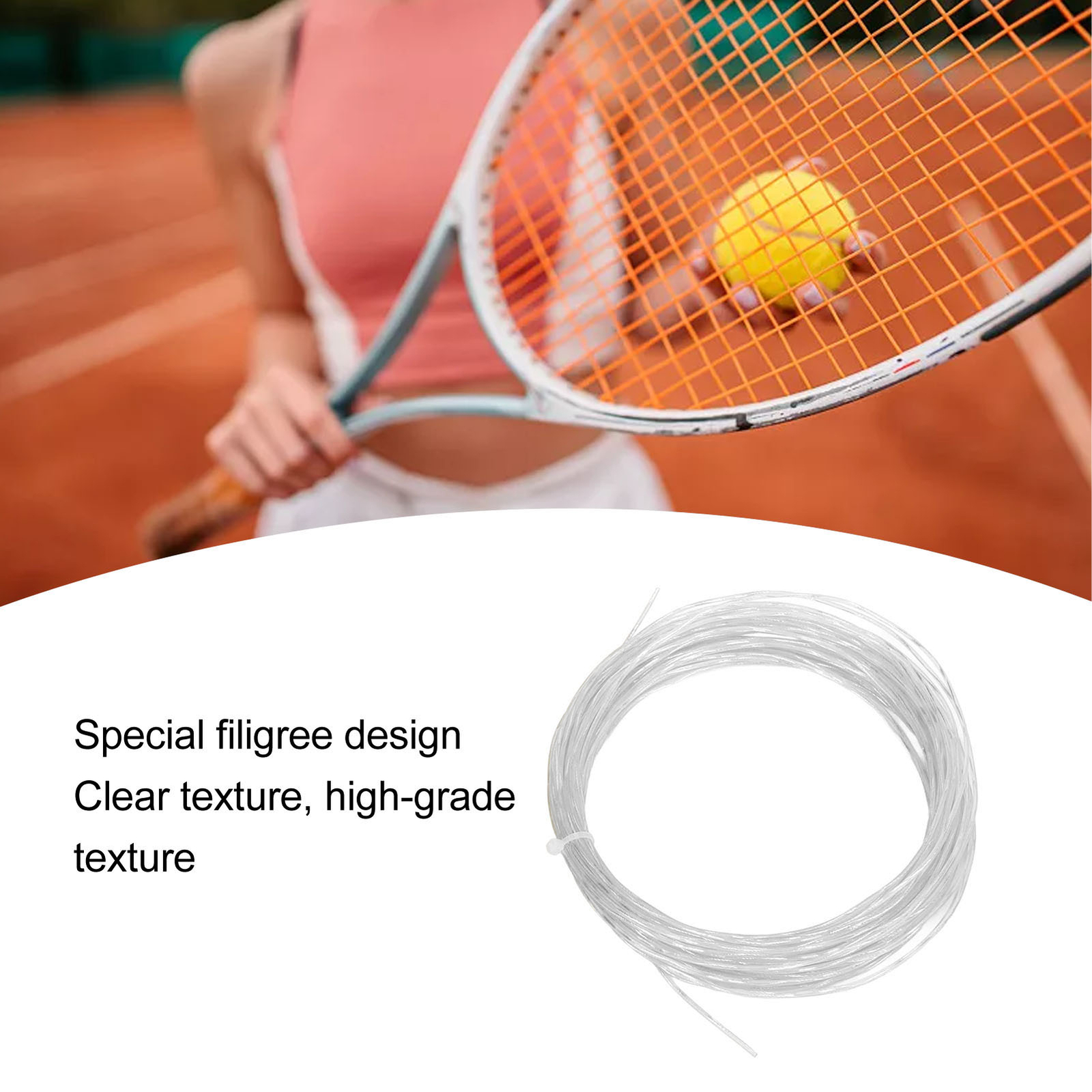 ISP Tennis Rackets String 12.2m 1.30mm Replacement Rackets String For ...