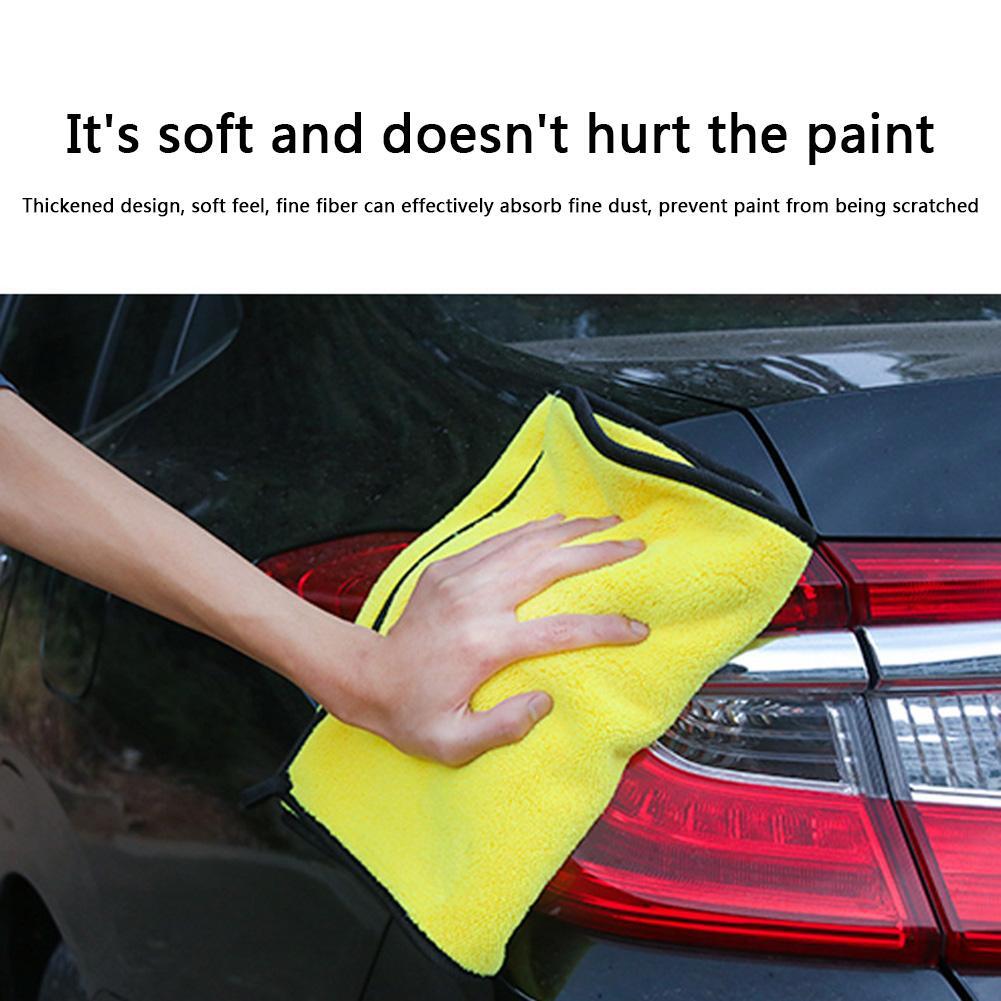Car Wash Microfiber Towel Absorbent Cleaning Rag Car Wipe Cloth ...
