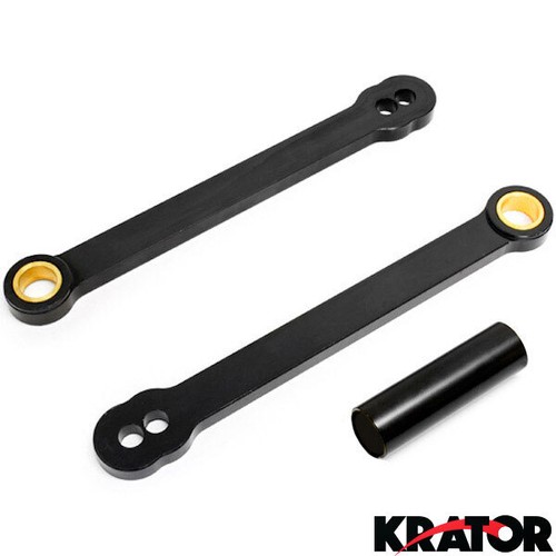 Black Rear Lowering Link Kit For Honda 2003 2004 2005 2006 CBR600 RR ...