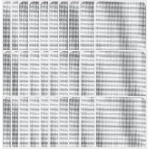 30PCS Strong Adhesive Window Screen Mesh Tape Repair Patches for ...