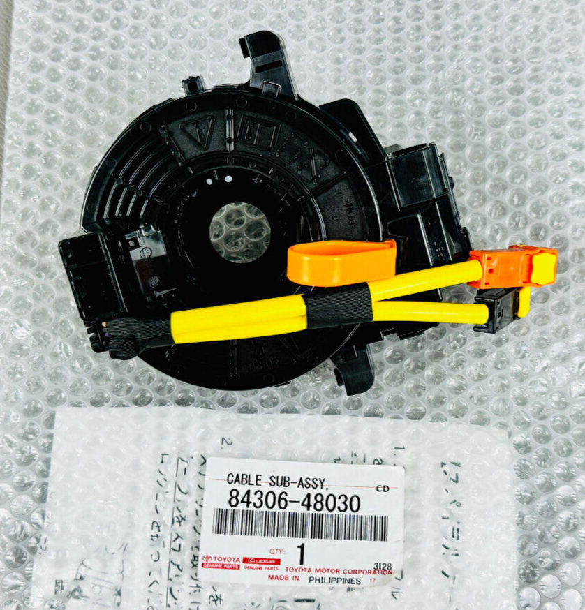 84306-48030 Genuine OEM Cable Spiral for Toyota Lexus 8430648030, 84306 ...