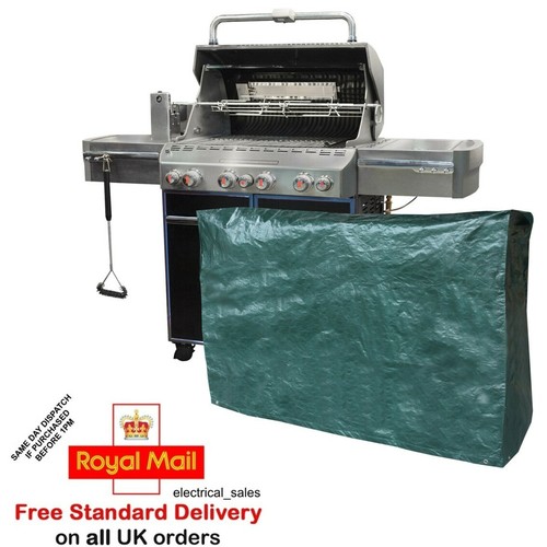 GARDEN BARBECUE WATERPROOF HEAVY DUTY BBQ COVER PROTECTOR IN GREEN ...